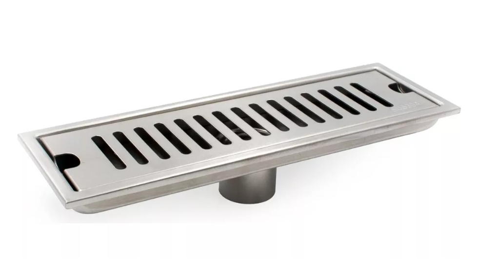 REJILLA RANURADA TIPO LADRILLO 30 CM EN ACERO INOXIDABLE – Sancerámicas